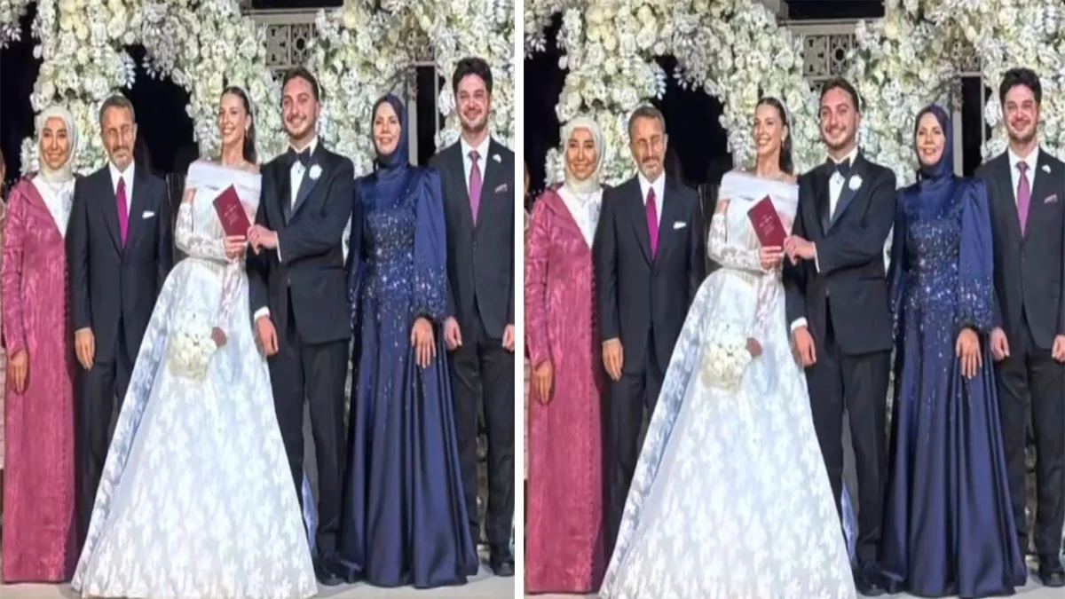 Fahrettin Altun'un oğlu evlendi! Törende sürpriz isimler buluştu